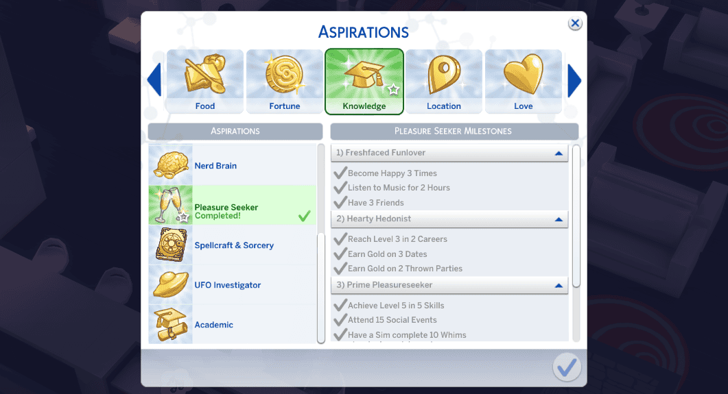 36+ Super Fun Sims 4 Custom Aspirations You Need in Your Game (Sims 4 ...