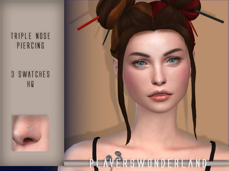 33+ Coolest Sims 4 Piercings To Give Your Sims an Edgy Look - Must Have ...
