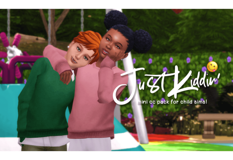The Ultimate List of Sims 4 Kids CC: Best Child Clothes, Child Hair ...