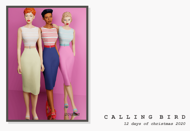 The Ultimate List of Sims 4 50s CC: Best 50s Clothes, 50s Hair, & 50's ...