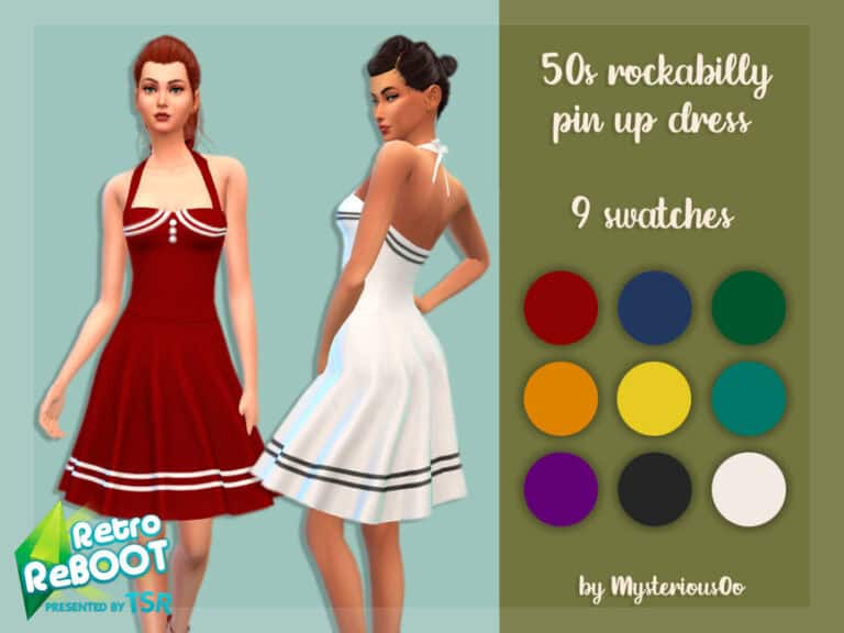 The Ultimate List of Sims 4 50s CC: Best 50s Clothes, 50s Hair, & 50's ...