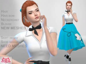 The Ultimate List of Sims 4 50s CC: Best 50s Clothes, 50s Hair, & 50's ...