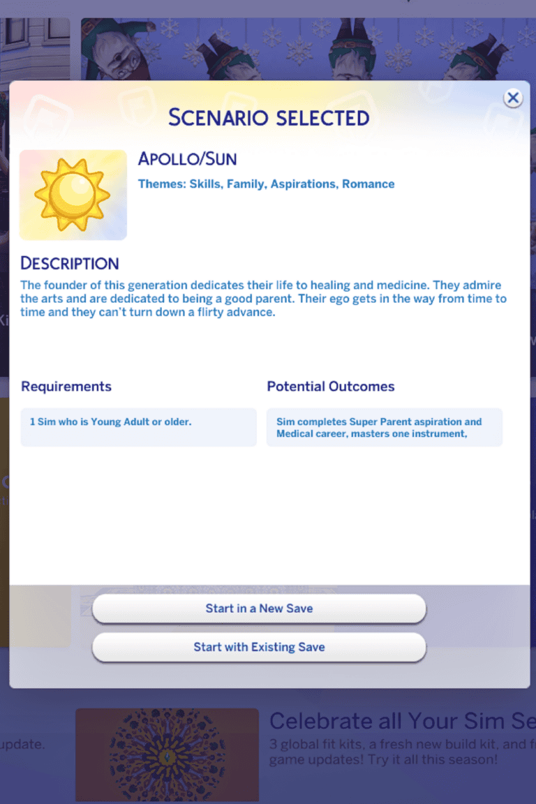 The Ultimate List of Sims 4 Custom Scenarios (Best Scenario Mods To ...
