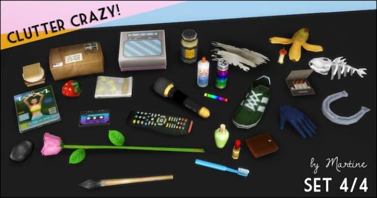 The Ultimate List of Sims 4 Clutter CC (Kitchen, Bedroom, Bathroom ...
