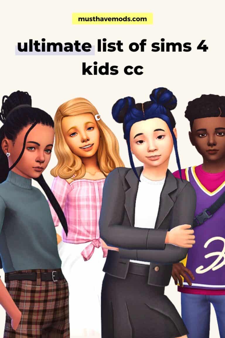 The Best Sims 4 CC: All The Custom Content You Need in Your CC Folder ...