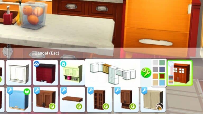 How to Make Half Cabinets in The Sims 4: Simple Guide to Custom ...
