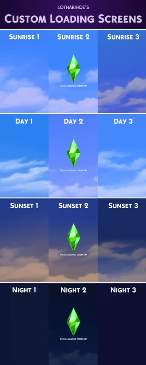 25+ Custom Sims 4 Loading Screen Downloads To Give Your Game a New Look - Must Have Mods