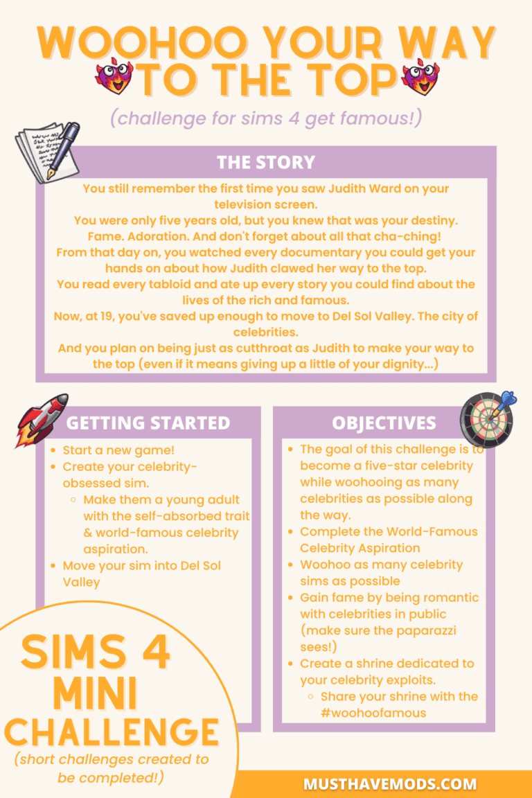 Ultimate List of Sims 4 Mini Challenges: Short Sims 4 Challenges You'll ...