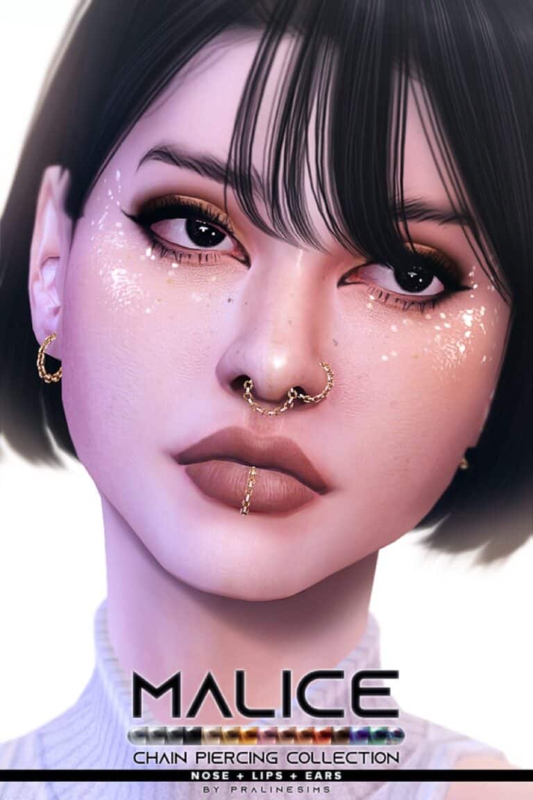 33+ Coolest Sims 4 Piercings To Give Your Sims an Edgy Look - Must Have ...
