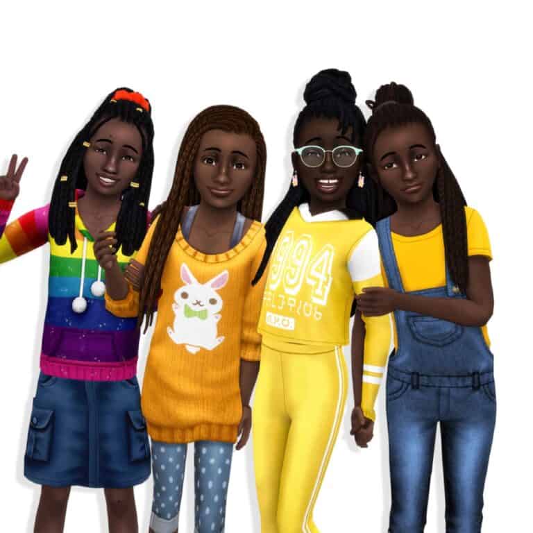 The Ultimate List of Sims 4 Kids CC: Best Child Clothes, Child Hair ...