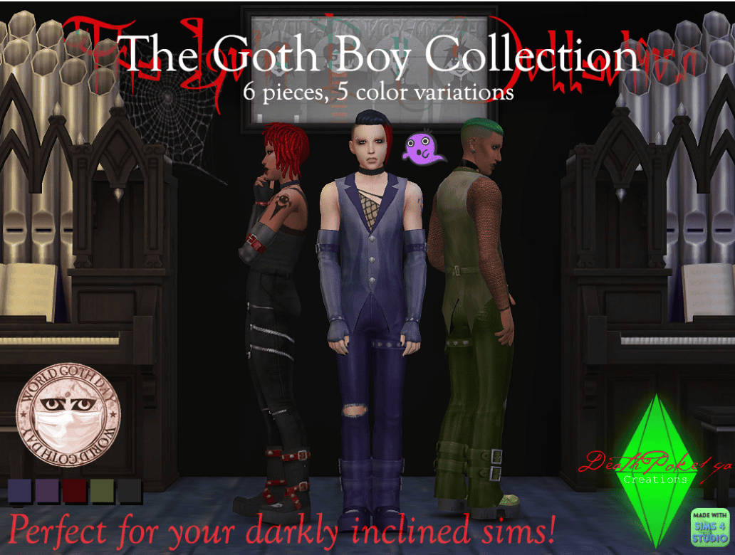 37+ Irresistible Sims 4 Goth CC To Unleash Your Dark Side - Must Have Mods