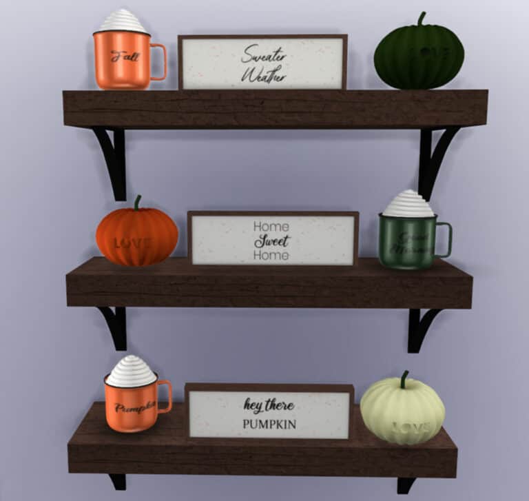 28+ Best Sims 4 Fall Decor CC to Keep You in The Cozy Autumn Mood ...