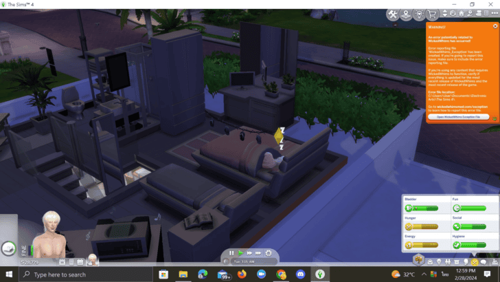 Sims 4 Wicked Whims Exception Error: How to Fix It - Must Have Mods