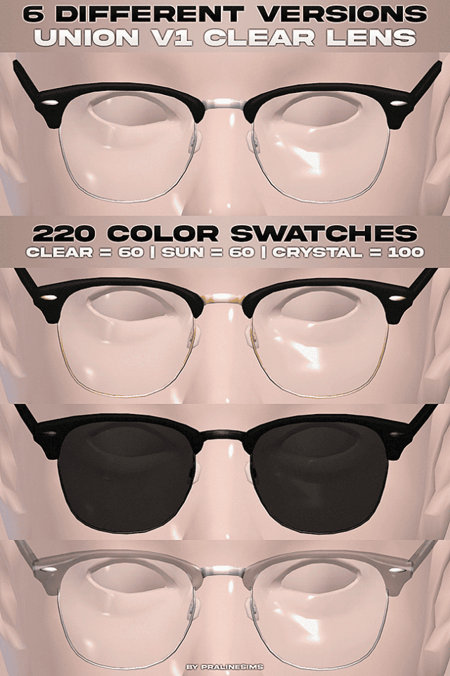 30+ Best Sims 4 Glasses CC for The Ultimate Nerdy and Cool LOOK! - Must ...