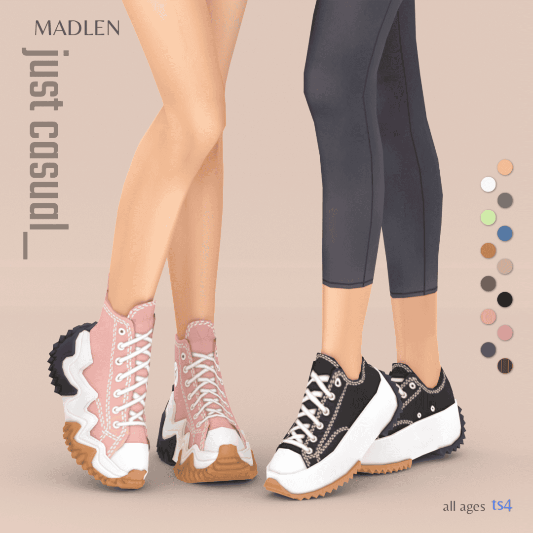 30+ Sims 4 Sneakers CC for An Edgy and Cool Look - Must Have Mods