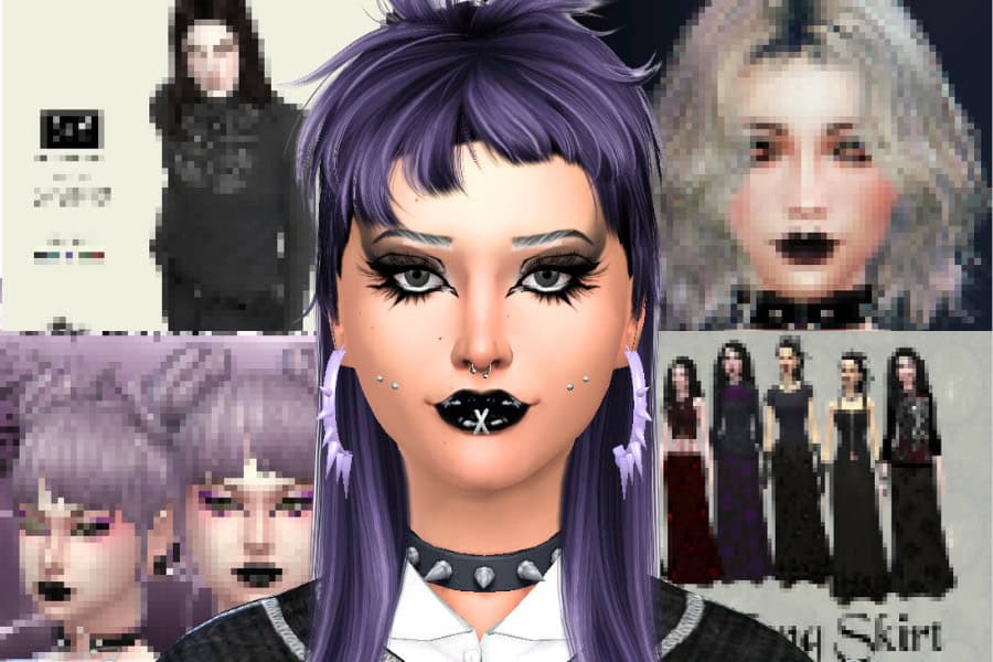 38+ Sims 4 Goth CC Finds and Ideas for 2024 - Must Have Mods