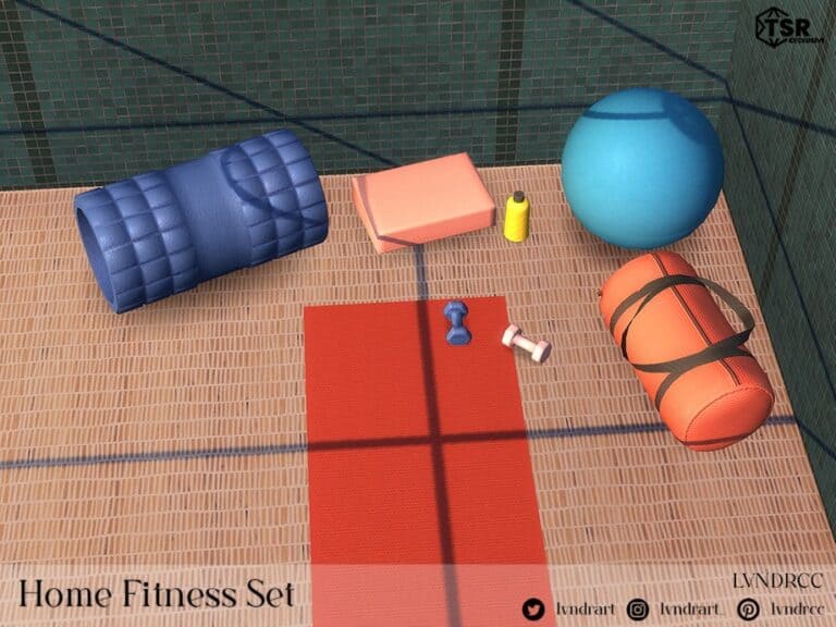 27+ Best Sims 4 Fitness Clutter CC: Equipment, Stuff Packs, Accessories ...