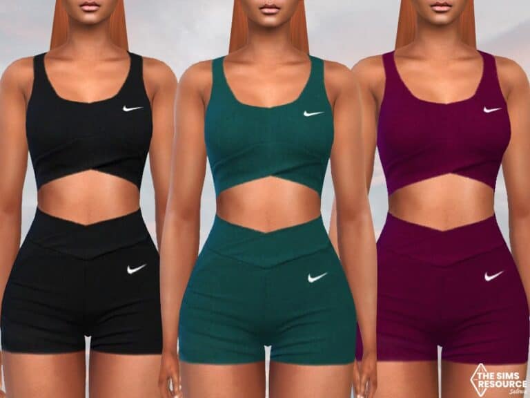 31+ Best Sims 4 Gym Clothes CC: Leggings, Shorts, Sports Bra, Shorts ...