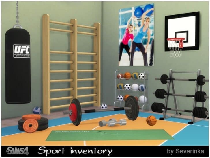 27+ Best Sims 4 Fitness Clutter CC: Equipment, Stuff Packs, Accessories ...