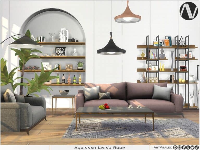 26+ Sims 4 Living Room CC for Creating Cozy and Stylish Interiors