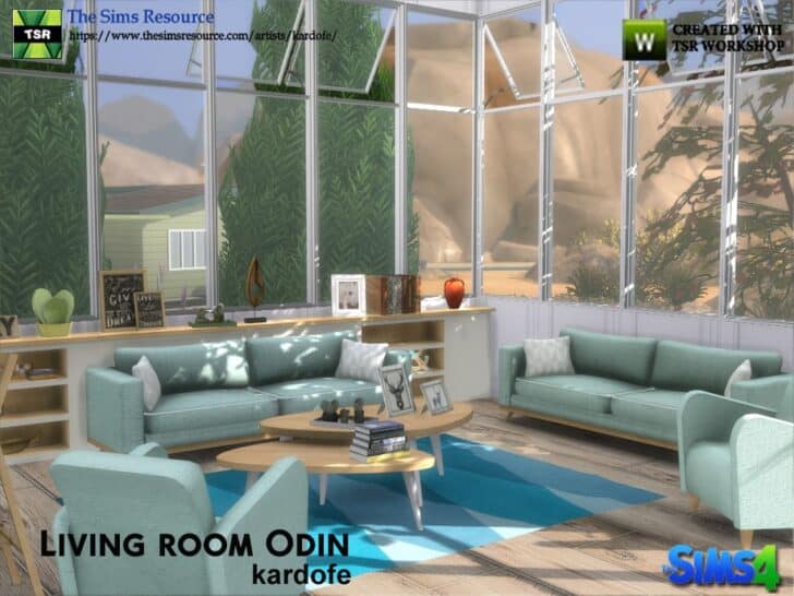26+ Sims 4 Living Room CC for Creating Cozy and Stylish Interiors