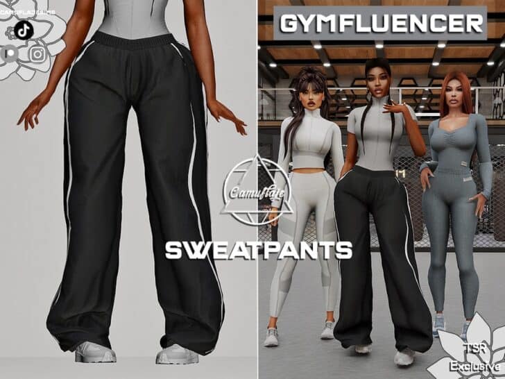 31+ Best Sims 4 Gym Clothes CC: Leggings, Shorts, Sports Bra, Shorts ...