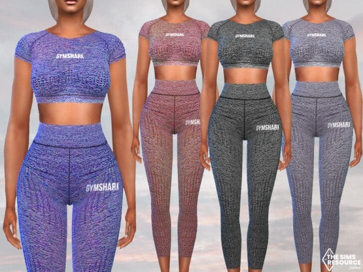 31+ Best Sims 4 Gym Clothes CC: Leggings, Shorts, Sports Bra, Shorts ...