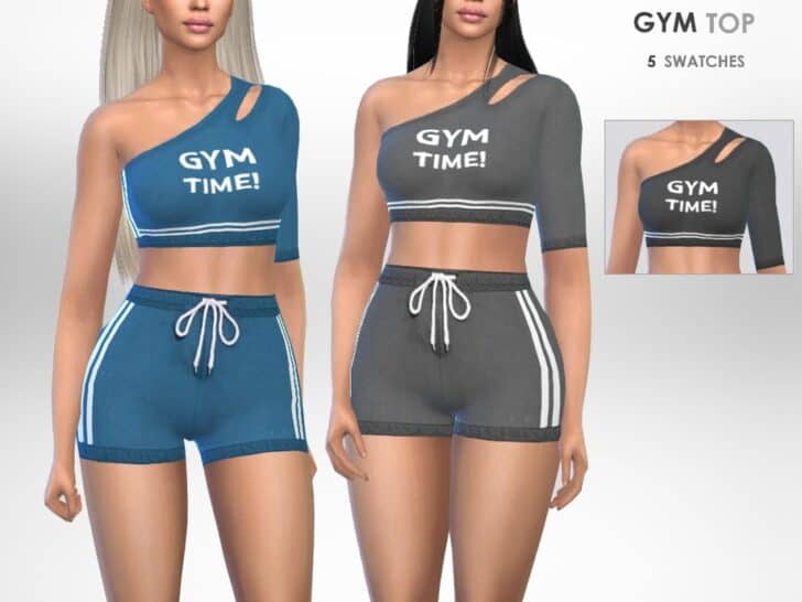 31+ Best Sims 4 Gym Clothes CC: Leggings, Shorts, Sports Bra, Shorts ...
