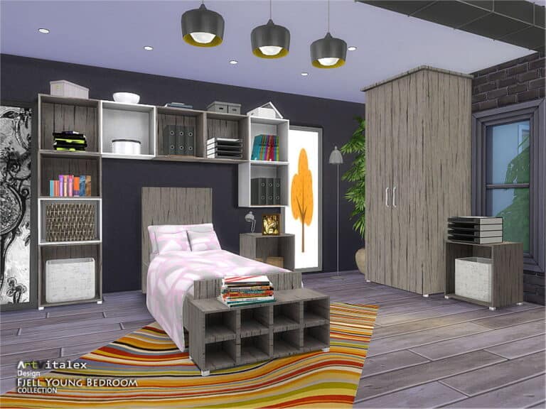 30+ Best Sims 4 Teen Bedroom CC for Stylish and Functional Spaces ...