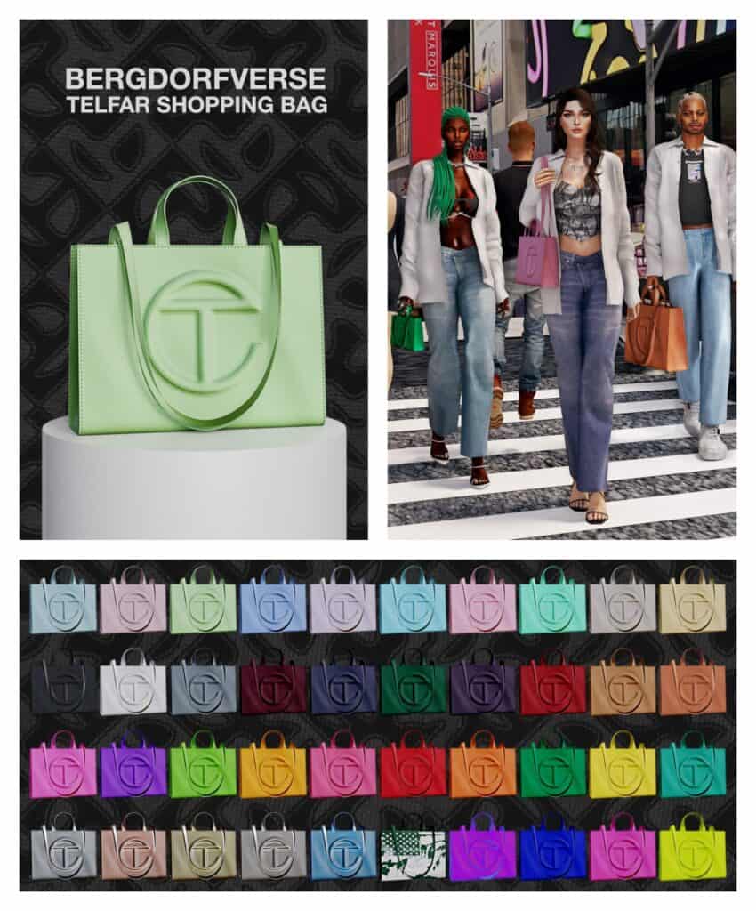 39+ Sims 4 Bags CC for Stylish Gameplay and Customization - Must Have Mods