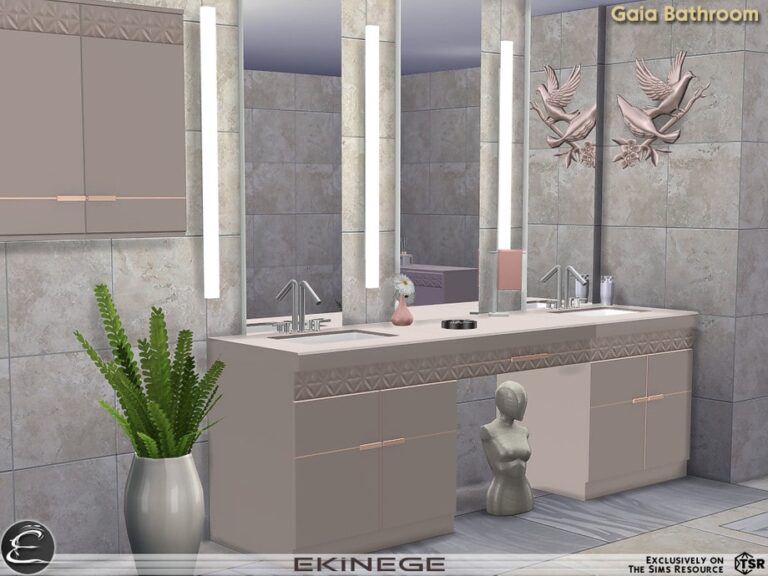 33+ Must-Have Sims 4 Bathroom CC Sets for a Stunning Home Makeover ...
