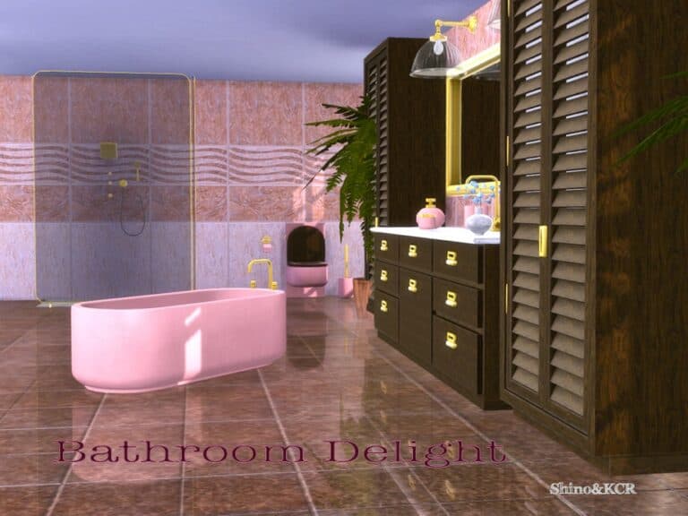 33+ Must-Have Sims 4 Bathroom CC Sets for a Stunning Home Makeover ...