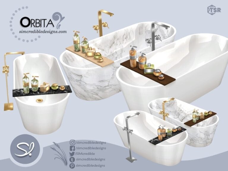 33+ Must-Have Sims 4 Bathroom CC Sets for a Stunning Home Makeover ...