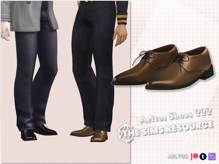 40+ Sims 4 Male Shoes CC to Transform Your Sim Into A Stylish Fashionista