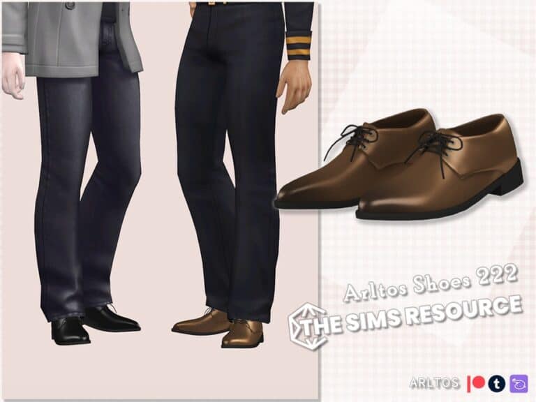 40+ Sims 4 Male Shoes CC to Transform Your Sim Into A Stylish Fashionista