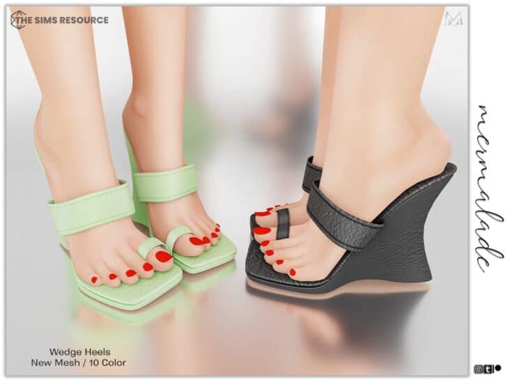 40+ Best Sims 4 Heels CC: Strappy, Stilleto, Platform, Wedges, And More