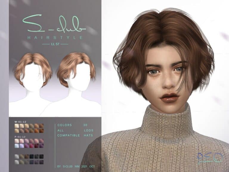 40+ Best Sims 4 Short Hair CC: Bob, Pixie, Curly, Buns, Afro, And More