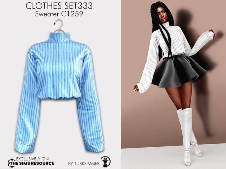 39+ Best Sims 4 Sweater CC for A Cozy and Stylish Game Experience!
