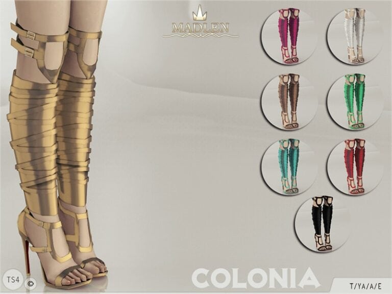 40+ Best Sims 4 Heels CC: Strappy, Stilleto, Platform, Wedges, And More