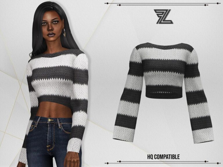 39+ Best Sims 4 Sweater CC for A Cozy and Stylish Game Experience!