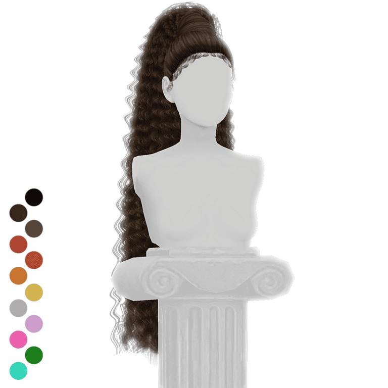 41+ Best Sims 4 Long Hair CC: Straight, Curly, Wavy, Braided, Locs, and ...