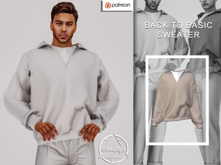 39+ Best Sims 4 Sweater CC for A Cozy and Stylish Game Experience!