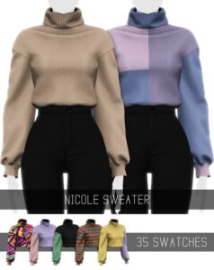 39+ Best Sims 4 Sweater CC for A Cozy and Stylish Game Experience!