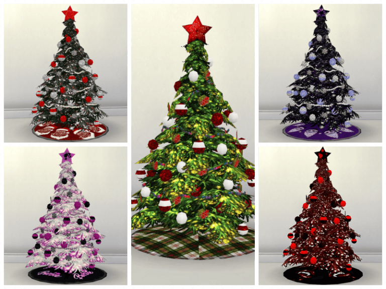 Festive Sims 4 Christmas Tree CC Finds