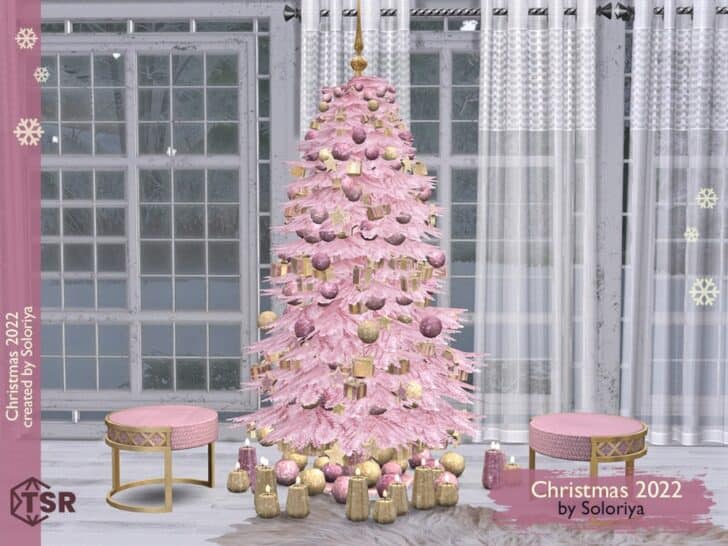 Festive Sims 4 Christmas Tree CC Finds