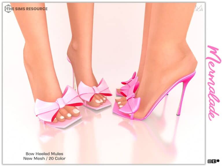 40+ Best Sims 4 Heels CC: Strappy, Stilleto, Platform, Wedges, And More