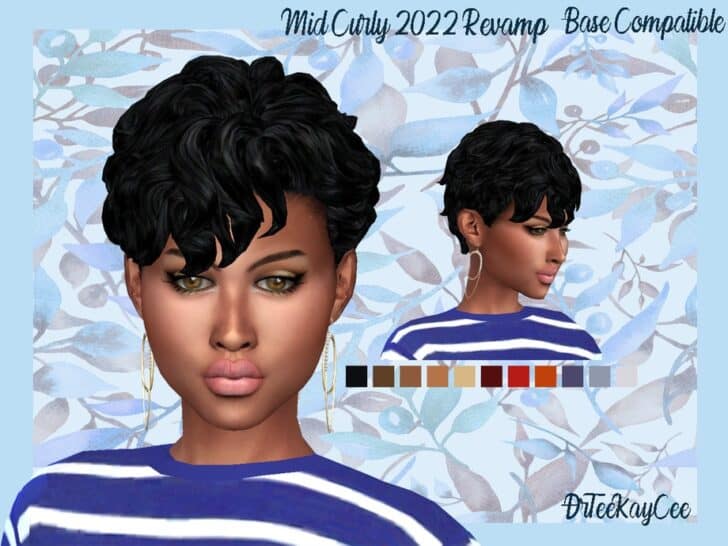 40+ Best Sims 4 Short Hair CC: Bob, Pixie, Curly, Buns, Afro, And More