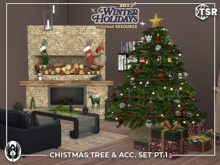 Festive Sims 4 Christmas Tree CC Finds