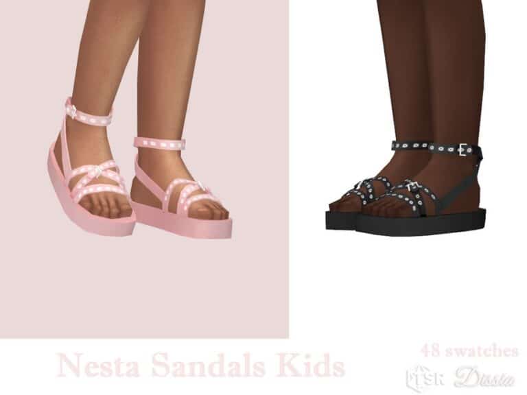 48+ Best Sims 4 Kids Shoes CC for Stylish Little Sims