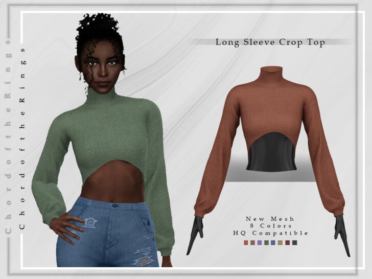 32+ Best Sims 4 Tops CC: Crop, Blouse, T-shirt, Off-shoulder, and More